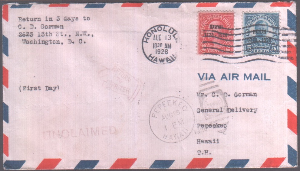 Souvenirs of Space - Early Airmail Envelope Borders