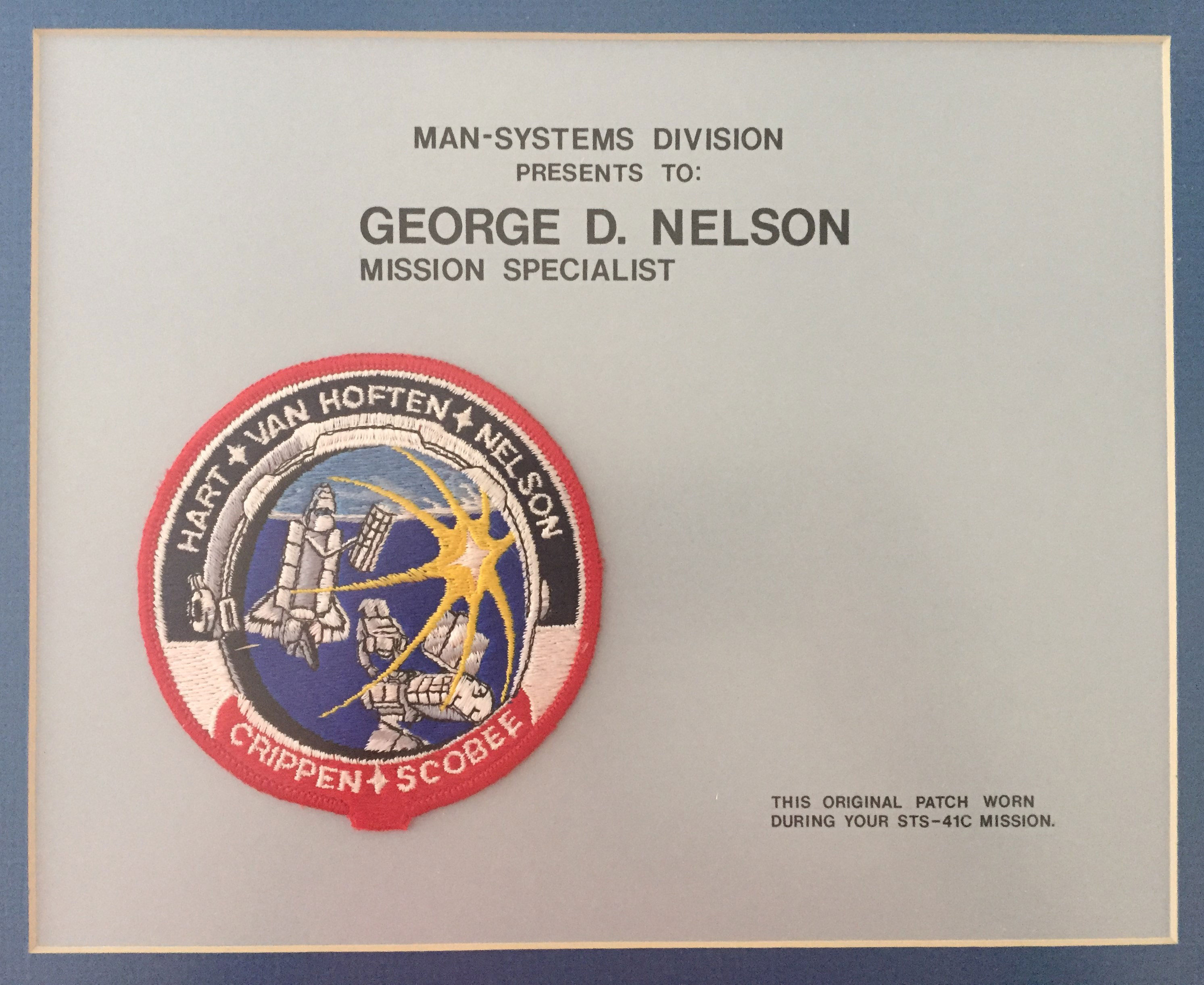 Souvenirs of Space - Shuttle Crew Patch Presentations